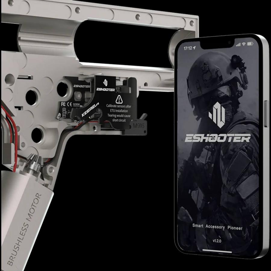 ESH-ETU-001F Eshooter Kestrel（ケストレル)V2 ETU (Ver.2ギアボックス・前方配線用) : MILITARY BASE - 通販 - Yahoo!ショッピング