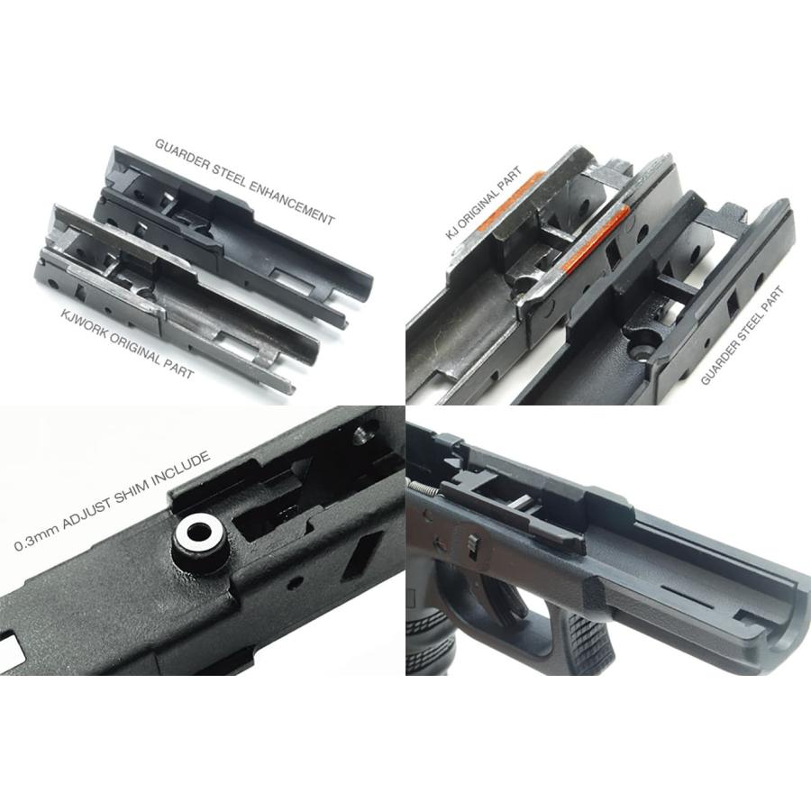 GLOCK-62 GUARDER スチールインナーシャーシ KJ G19/G23シリーズ GLK-62 : MILITARY BASE ...