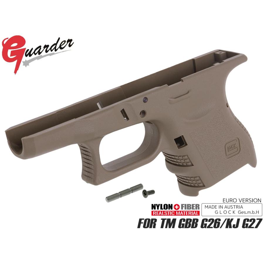GLOCK-98(TAN) GUARDER ガーダー EURO VERSION オリジナルフレームマルイG26/KJ G27 GLK-98 ...
