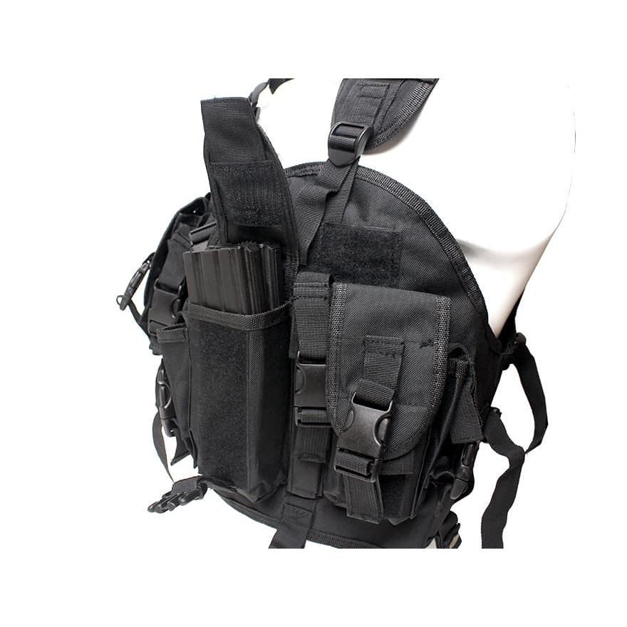 H7825B TLBVスタイル CQBベスト/BK : MILITARY BASE - 通販 - Yahoo!ショッピング