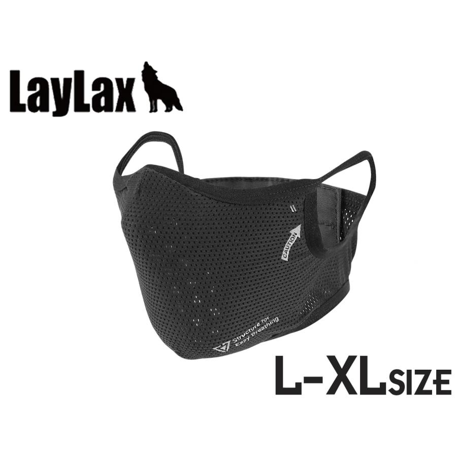 H9929B-L LayLax イージーブレスフェイスガード Battle Style BK L-XLサイズ : MILITARY BASE - 通販 - Yahoo!ショッピング