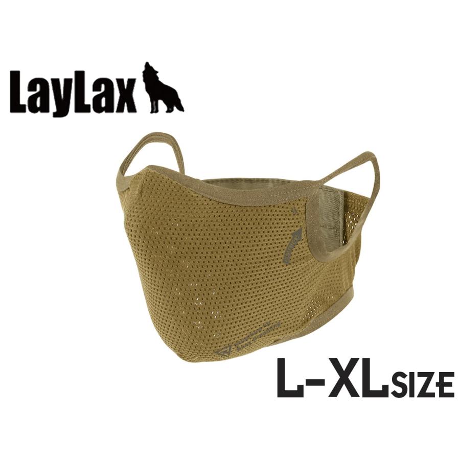 H9929T-L LayLax イージーブレスフェイスガード Battle Style TAN L-XLサイズ : MILITARY BASE - 通販 - Yahoo!ショッピング