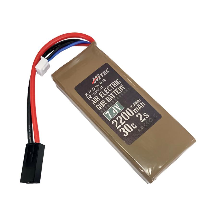 HMJ-BAT-008 ハイテック Li-Po 7.4V 2200mAh 30C 2S :HMJ-BAT-008:MILITARY BASE ...