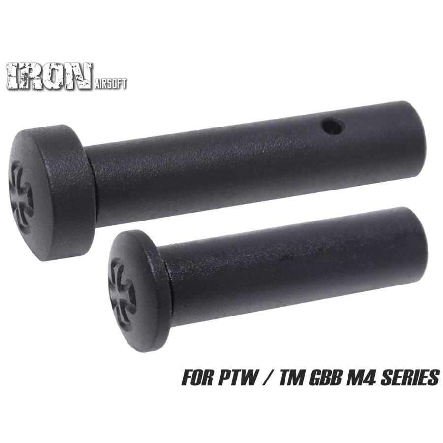 IRO-2303F IRON AIRSOFT Noveskeスタイル N4 テイクダウン&ピボットピン PTW/GBB M4 ...