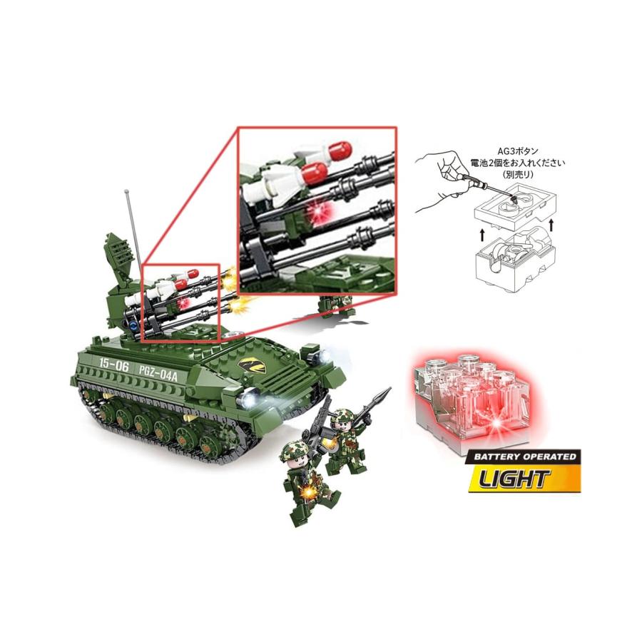 M0072T AFM 中国軍 PGZ-04A 自走対空機関砲 627Blocks : MILITARY BASE - 通販 - Yahoo ...