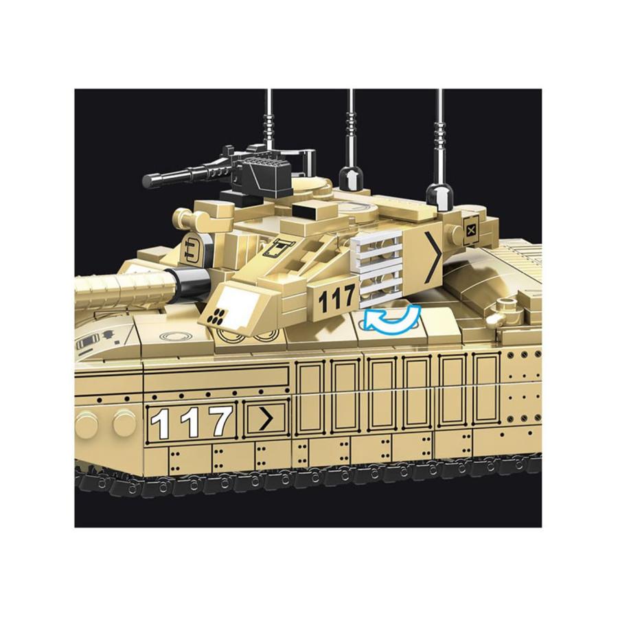 M0084P AFM ワールドタンクシリーズ イギリス軍 チャレンジャー2 主力戦車 508Blocks : m0084p : MILITARY BASE - 通販 - Yahoo!ショッピング