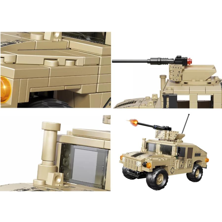 M0090T AFM M1114 HMMWV ハンウ゛ィー 497Blocks : MILITARY BASE - 通販 - Yahoo!ショッピング
