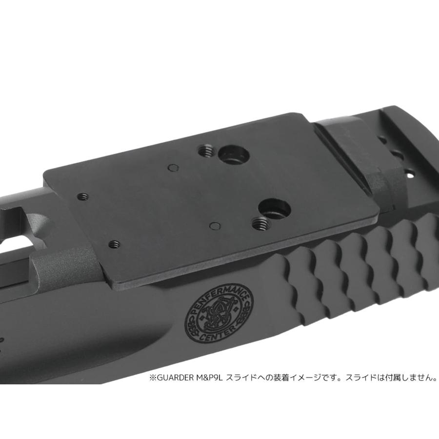 MP9-59 GUARDER スチールCNC RMRマウント for GUARDER M&P9L スライド : MILITARY BASE ...