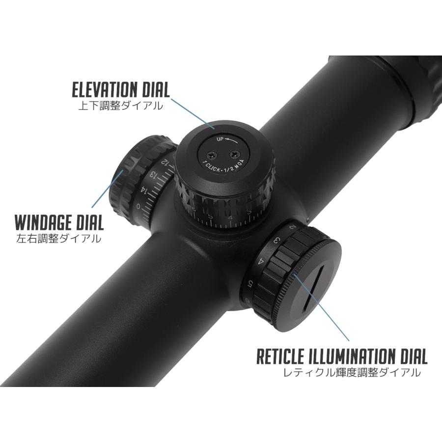 NA-SC-001 NOVEL ARMS TAC ONE 12424IR ショートズームスコープ 1.2-4×24 イルミネーション付き ...