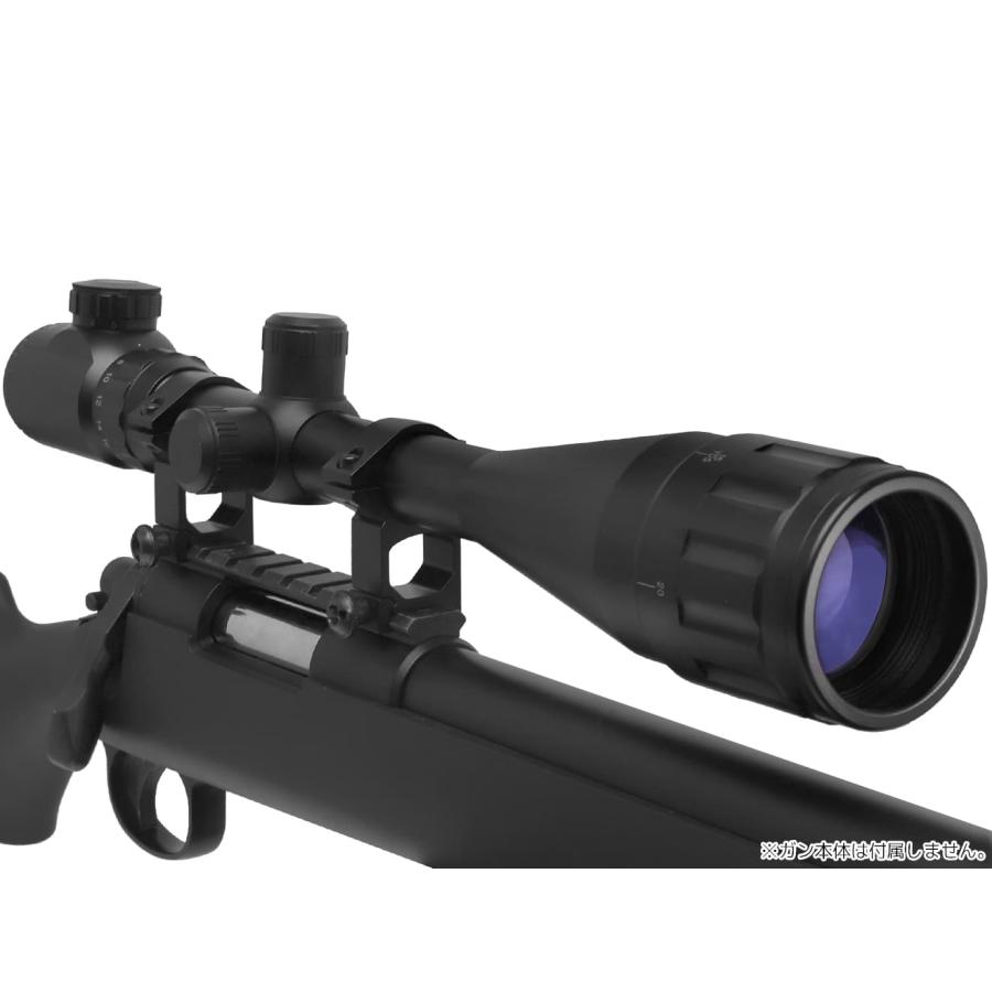 OHT-SCP-005 MILITARY BASE 6-24×50MD+AO+EG イルミネーション ライフルスコープ 1インチボディ ...