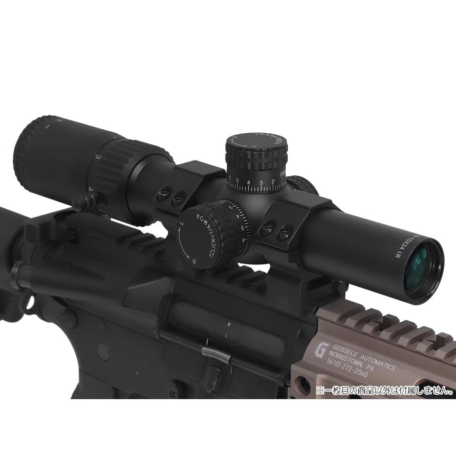 OHT-SCP-008 MILITARY BASE 1.75-10×24G2DMR+IR イルミネーション CQBスコープ 30mmボディ ...