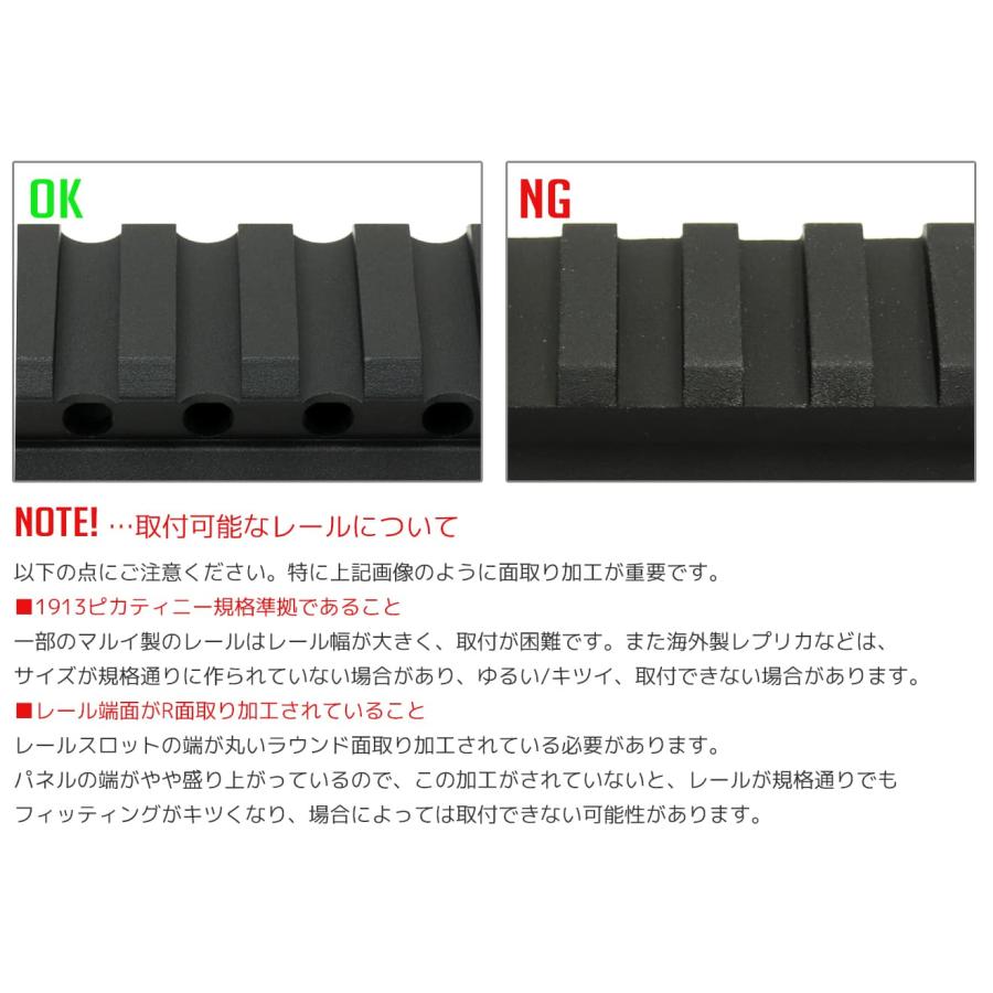 PTS-0027 【正規品】PTS Falcon Ergo 7-スロット ロープロレイルカバー FG :PTS-0027:MILITARY ...