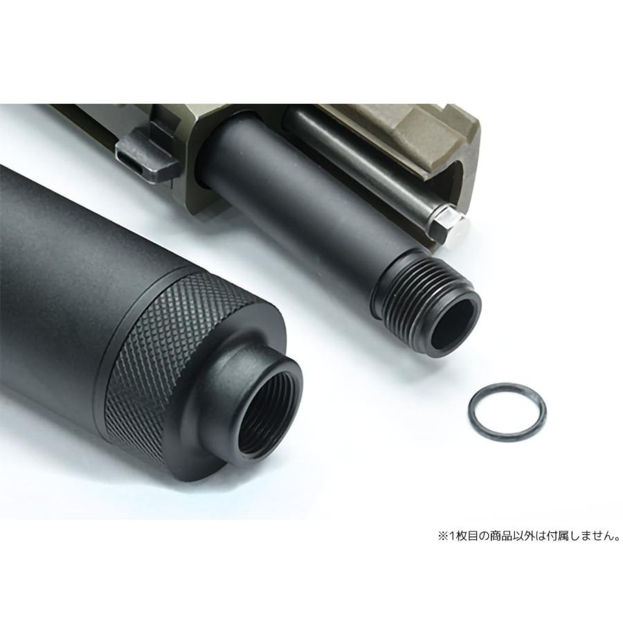 SILENCER-13(B)BK GUARDER A6061CNC コンパクト ピストルサイレンサー 2023Ver 14mm逆ネジアウター ...