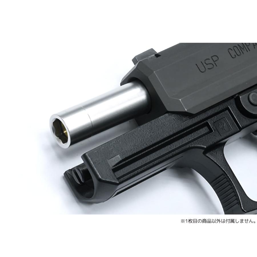 USP-39(SV) GUARDER USP 9mmマーキング ステンレスCNC アウターバレル for マルイ GBB USPコンパクト : MILITARY BASE - 通販 ...