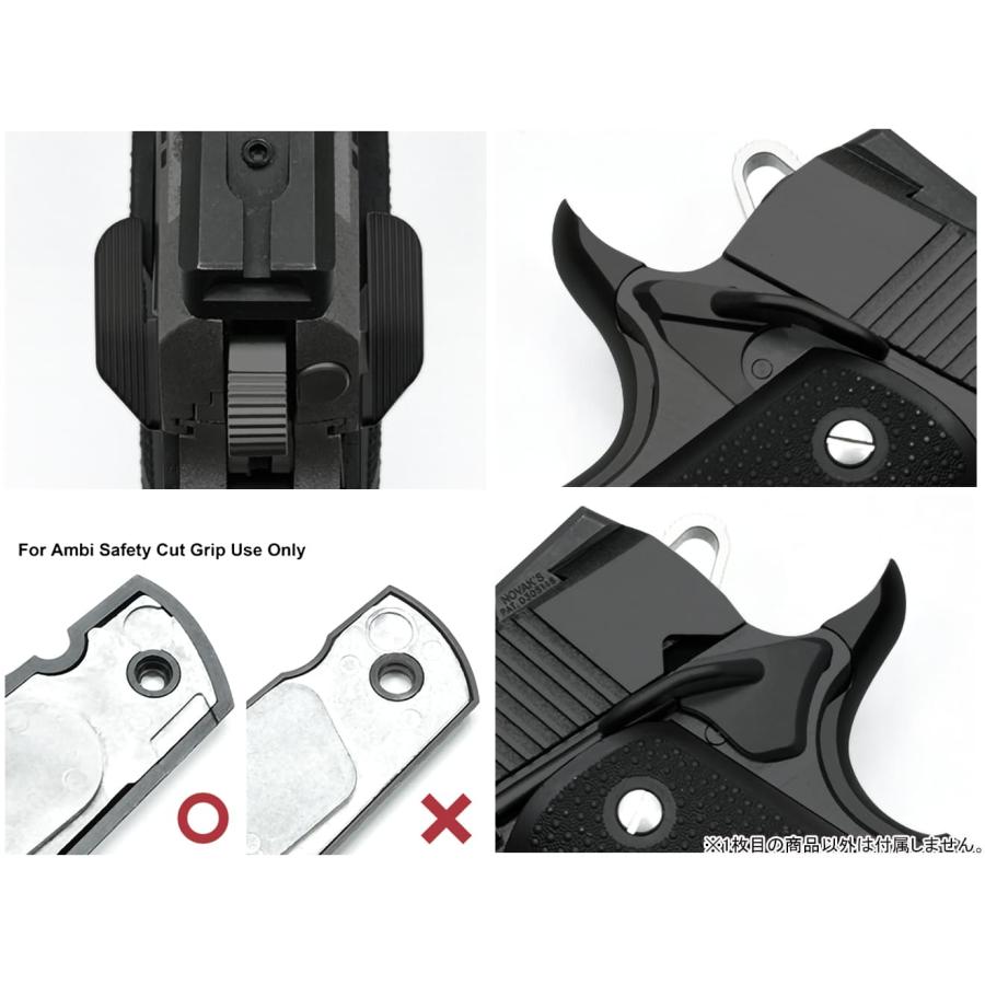 V10-24(BK) GUARDER スチール アンビ サムセーフティキット for マルイ V10 : MILITARY BASE - 通販 ...