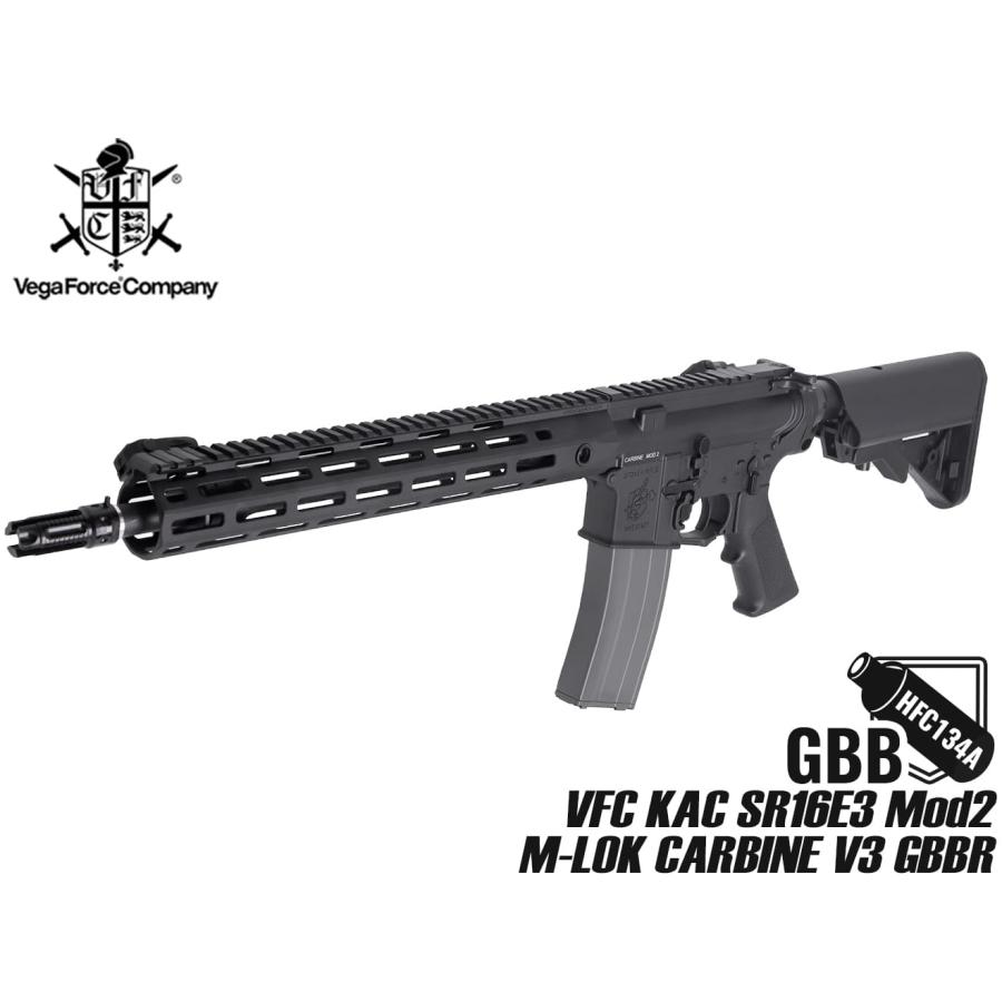 VF2J-LSR16E3-BK31 VFC KAC SR16E3 Mod2 M-Lok CARBINE V3 GBBR (JPver ...