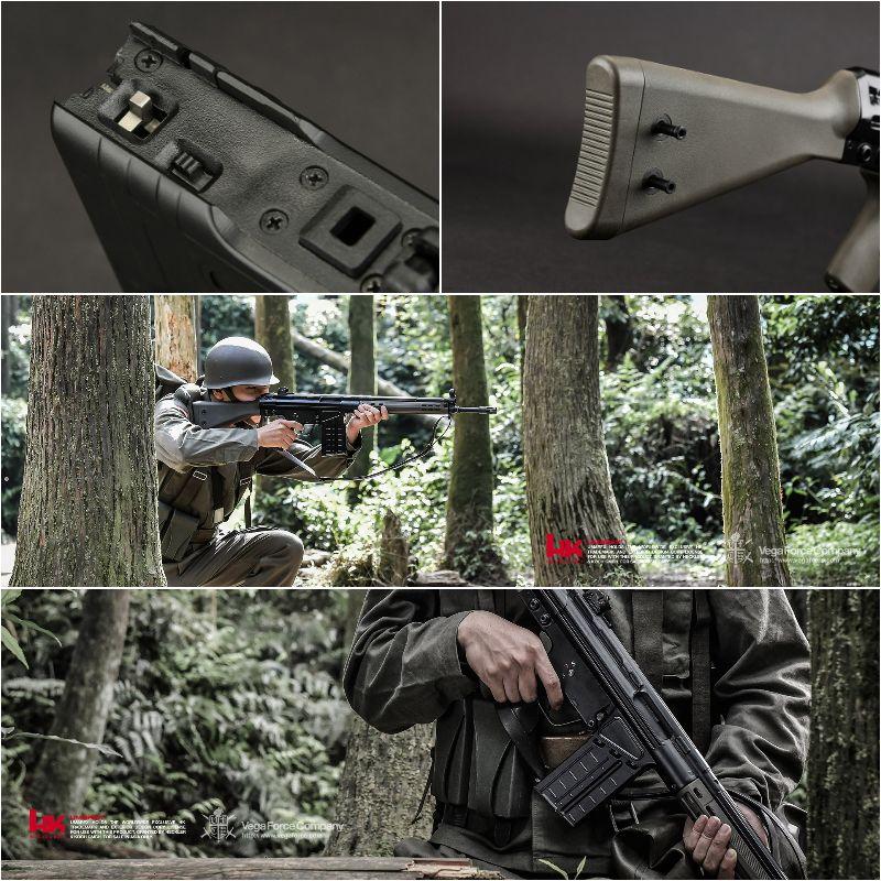VegaForceCompany VFC Umarex HK G3A3 GBBR ガスブローバック BK/OD 正規日本版 [VF2J-LG3A3-OD01] : ミリタリーブラッド ...