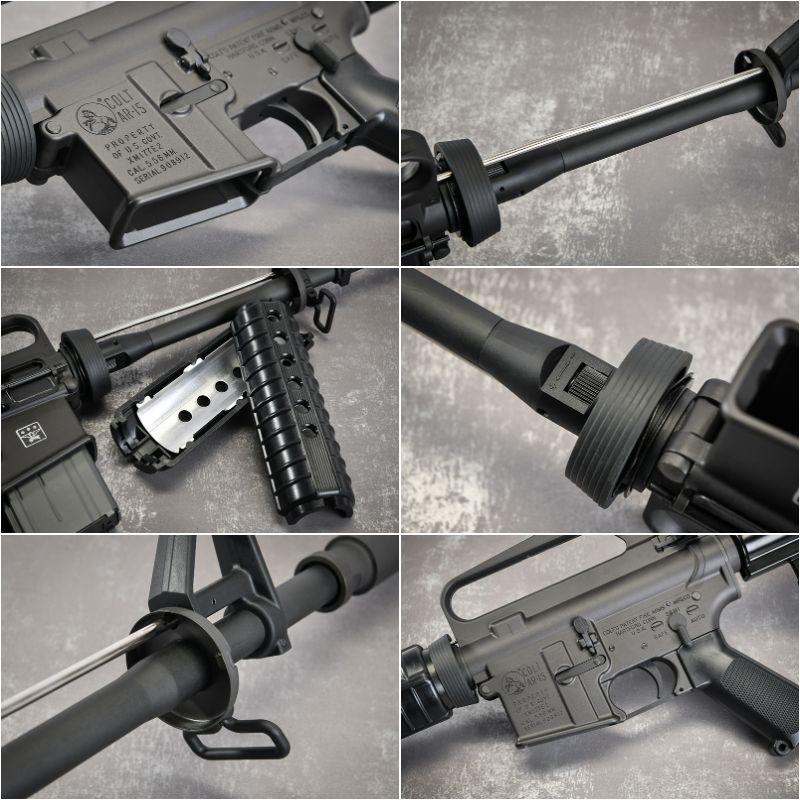 VegaForceCompany VFC Colt XM177E2 フルリアル刻印 正規ライセンス日本版 GBBR ガスブローバック BK ...
