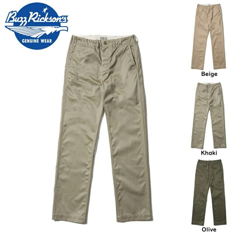 BUZZ RICKSON'S バズリクソンズ ORIGINAL SPEC. CHINOS PANTS 定番 チノパン BR40025A ...