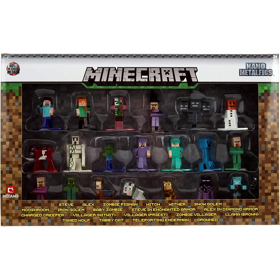 Minecraft Nano Metalfigs Wave2 マインクラフト フィギュアセット ダイキャスト製 Jadatoys ...