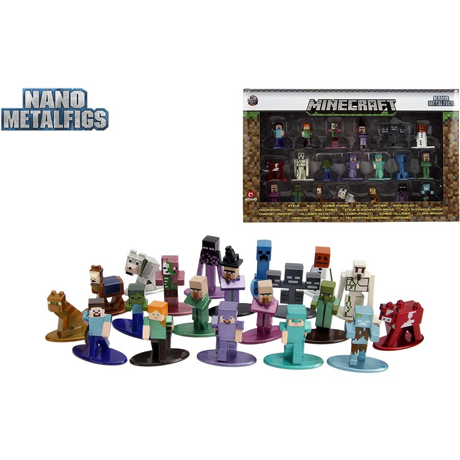 Minecraft Nano Metalfigs Wave2 マインクラフト フィギュアセット ダイキャスト製 Jadatoys ...