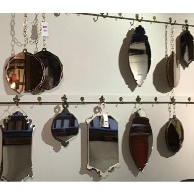 イギリス ウォールミラー 壁掛け 鏡 アンティークスタイル 'VIC' Haidee Drew Design ハンドメイド アクリル ウッド ...