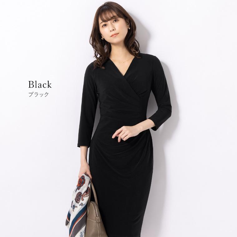 mimigrant ワンピース レディース 不二子 カシュクール 無地 mimigrant ワンピース レディース 不二子 カシュクール 無地