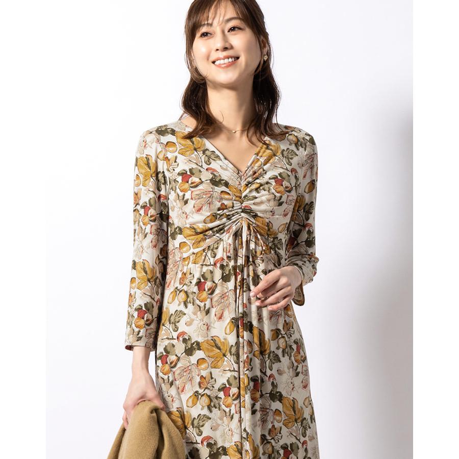 mimigrant ワンピース ルアナ Yライン オーチャードウィスパー opm7b-050005 きれいめ 30代 40代 50代 60代 ...