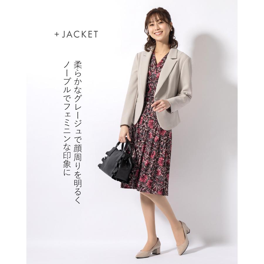 mimigrant ワンピース マリリン ツイスト オリエンタルボタニカル opp6-050005 きれいめ 30代 40代 50代 着やせ ...