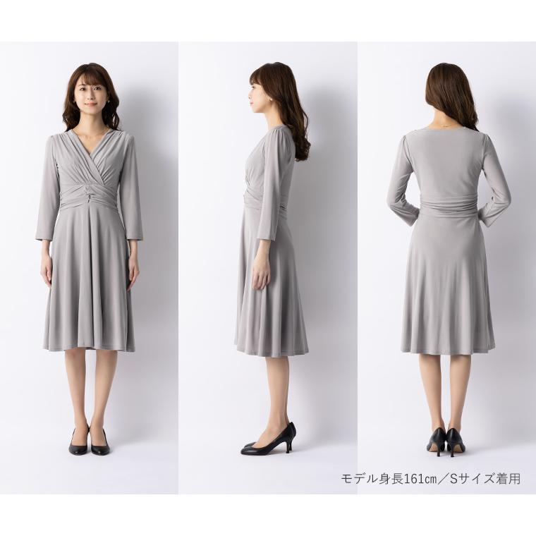 mimigrant ワンピース マリリン ツイスト オリエンタルボタニカル opp6-050005 きれいめ 30代 40代 50代 着やせ ...