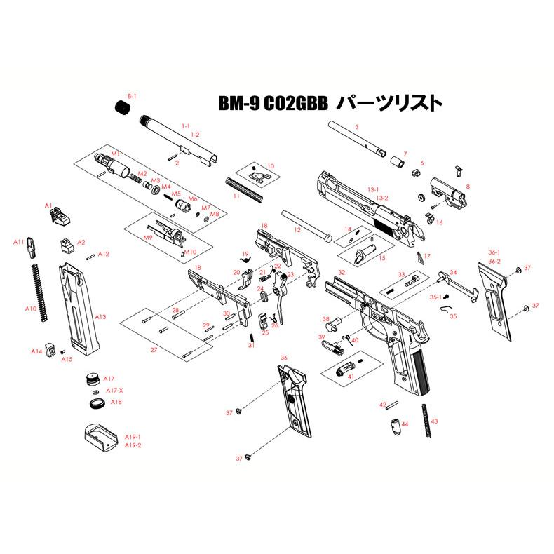BATON airsoft BM9-A1 マガジンリップ CO2GBB BM-9対応 メール便可 : mimiy - 通販 - Yahoo ...
