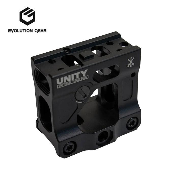 EVOLUTION GEAR UNITYタイプ FAST T1 T2マウント ハイマウント リアサイト内蔵 BK : mimiy - 通販 ...