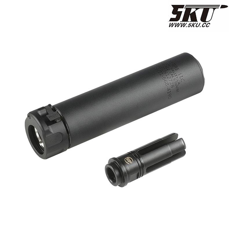 5KU SF SOCOM556-RC2タイプ サプレッサー サイレンサー フラッシュハイダーセット BK 14mm逆ネジ : mimiy ...