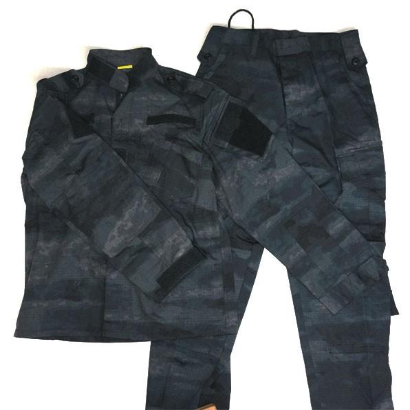 BDU 戦闘服 迷彩服 A-TACS LE BK上下セット サイズ XS S M L XL サバゲー 装備 : mimiy - 通販 - Yahoo!ショッピング