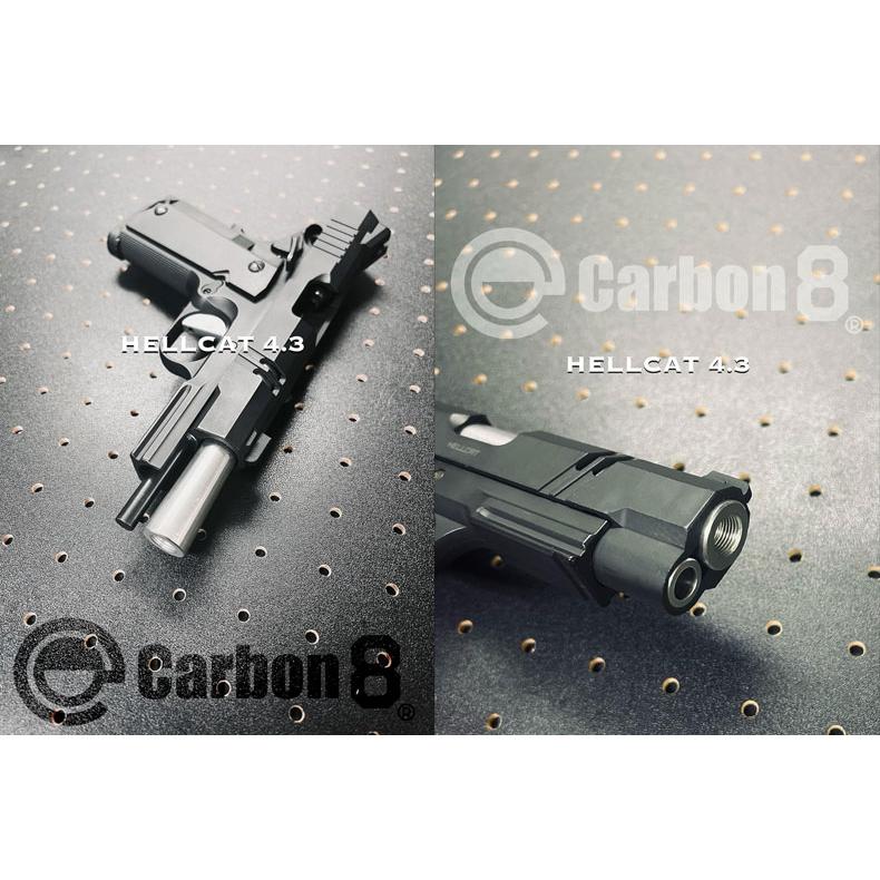Carbon8 カーボネイト HELLCAT 4.3 CO2 Blowback ヘルキャット 4.3インチ ブローバック ガスガン コマンダーサイズ フルカスタム ガバメント 18歳以上 送料 ...