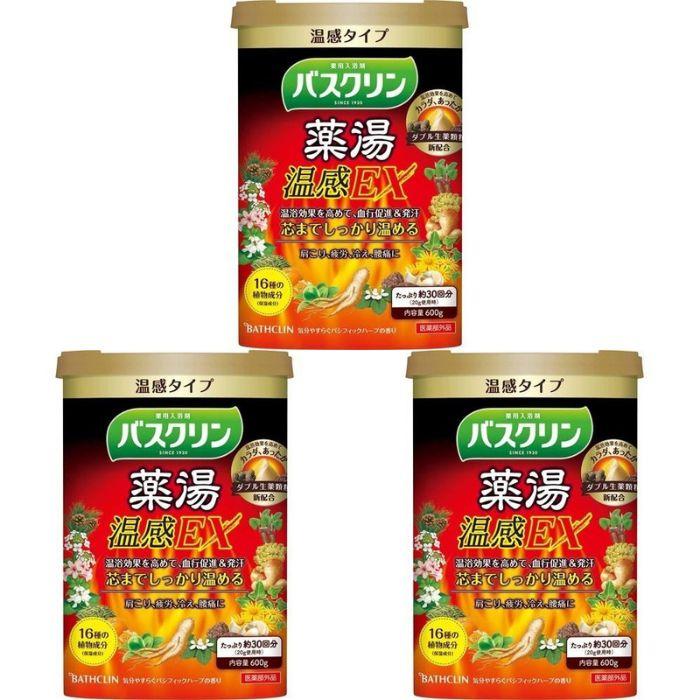 ブランド登録なし 【医薬部外品】バスクリン 薬湯 温感EX 600g ×3個セット : ミナカラドラッグ 2号店 - 通販 - Yahoo!ショッピング