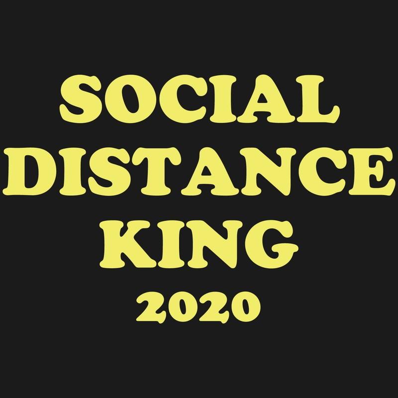 United Athle おもしろtシャツ メンズ レディース キッズ 面白 SOCIAL DISTANCE KING 文字 ジョーク ...