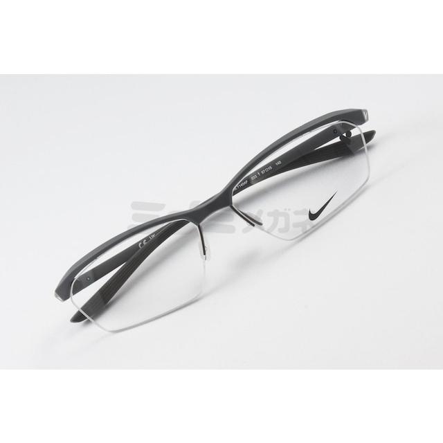 NIKE（ナイキ） メガネ 7140AF Col.033 ブロー サーモント ナイロール ハーフリム スポーツ 軽量 正規品 : 創業60年 ...