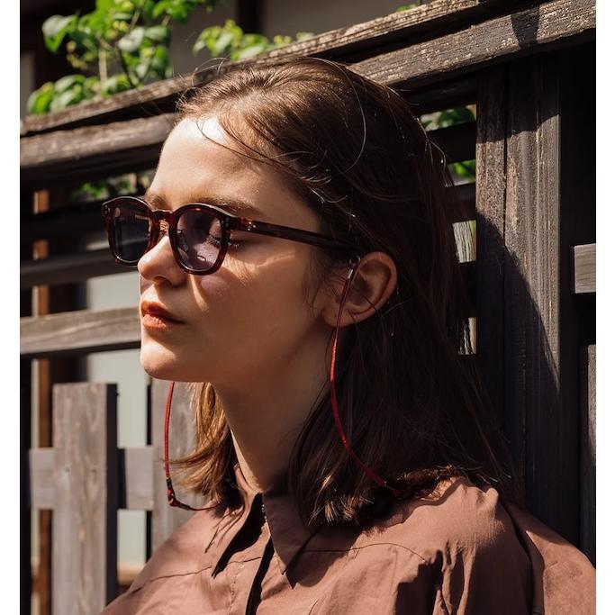 DIFFUSER 牛革 グラスコード UNEVEN DYED LEATHER GLASS CODE SG1145 ディフューザー メガネ チェーン ストラップ カウレザー 国産 日本製 ...