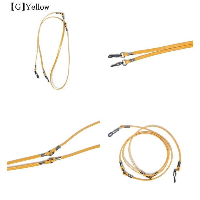 DIFFUSER 牛革 グラスコード UNEVEN DYED LEATHER GLASS CODE SG1145 ディフューザー メガネ チェーン ストラップ カウレザー 国産 日本製 ...