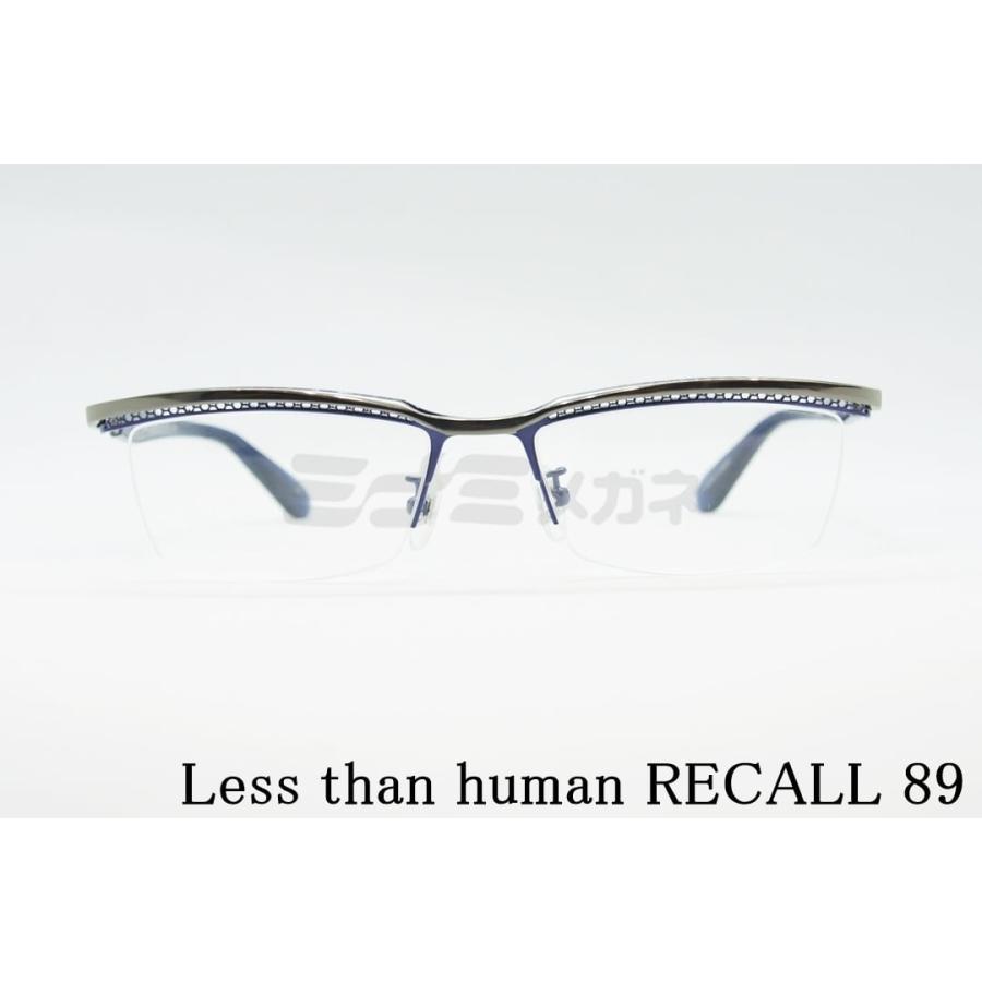 Less than human（レスザンヒューマン）RECALL 89 ナイロール スクエア : recall-89 : 創業60年～アイウェア専門のミナミメガネ - 通販 - Yahoo ...