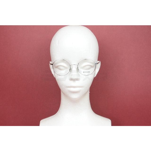 NATIVE SONS メガネ Seeger Col.Silver NSM-016F 45サイズ 47サイズ ラウンド シーガー ネイティブ ...