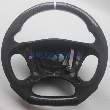 OLIKE Replacement Real Carbon Fiber Leather Steering Wheel Compatible ...
