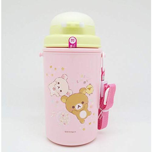 OSK マグボトル ストロー付水筒 リラックマ 450ml [保冷タイプ/ストロー付/ワンタッチオープン] 日本製 SC-450S : ミナモSTORE - 通販 - Yahoo!ショッピング