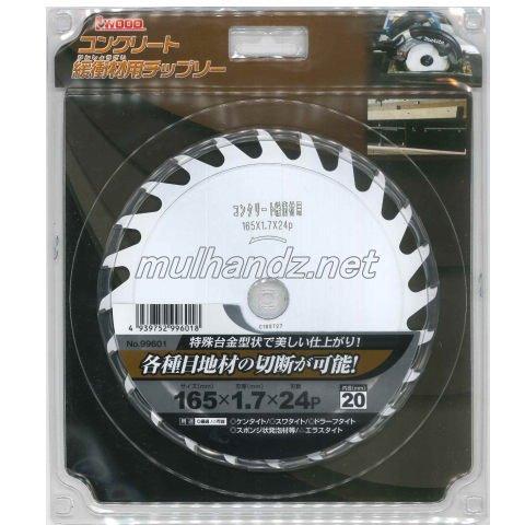 IWOOD 99601 コンクリート緩衝材用チップソー 165mm*24P : ミナモSTORE - 通販 - Yahoo!ショッピング