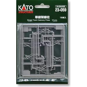 カトー 23-059 単線架線柱 16本入 KATO 鉄道模型 Nゲージ : みなと模型 Yahoo!店 - 通販 - Yahoo!ショッピング