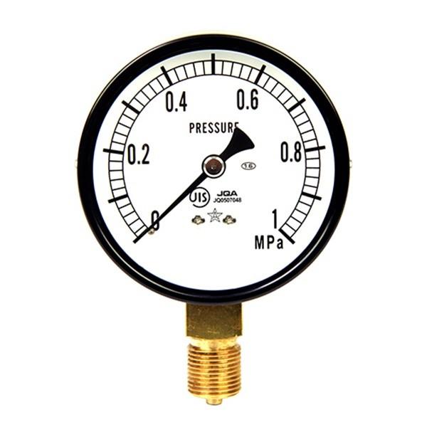 右下精器 汎用圧力計A75 G3／8 S-31 1.0MPA 4977292426367 [エアーツール 圧力計 機器] : ミナトワークス - 通販 - Yahoo!ショッピング