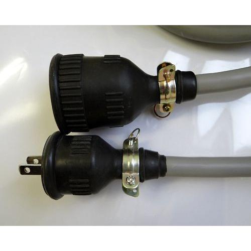 単相100V 極太VCT3.5sq キャブタイヤコード 30m 15A 2芯 防水プラグ付き 延長コード キャブタイヤケーブル 延長ケーブル 電源コード 55％以上節約