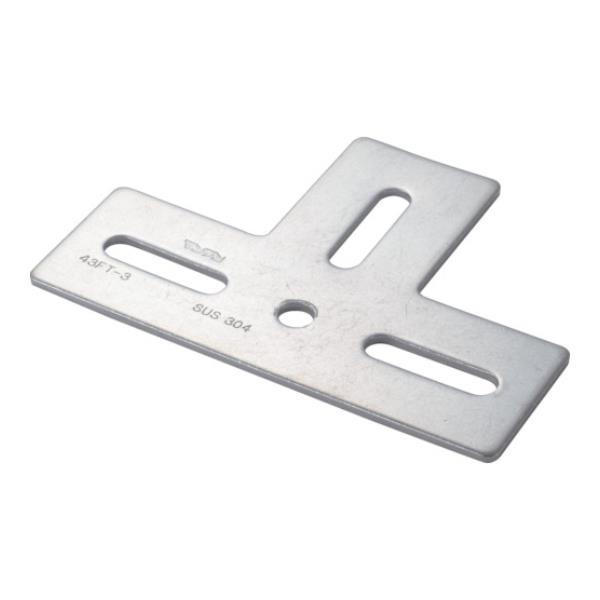 TRUSCO中山 TRUSCO ジョイント金具43型フラット ステンレス 寸法130X93 穴数4 TK43FT3S [TK43-FT3S ...