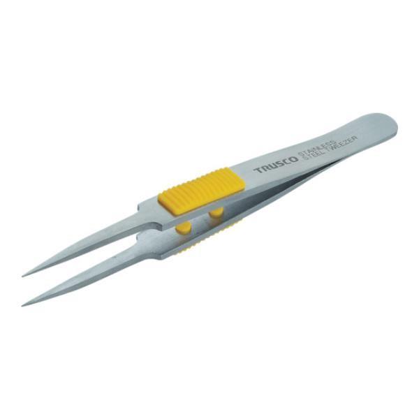 TRUSCO ラバーグリップ付ステンレスピンセット 115mm 極細鋭型 TSP214 [TSP-214][r20][s9-820] :tr-2997410:ミナトワークス - 通販 ...